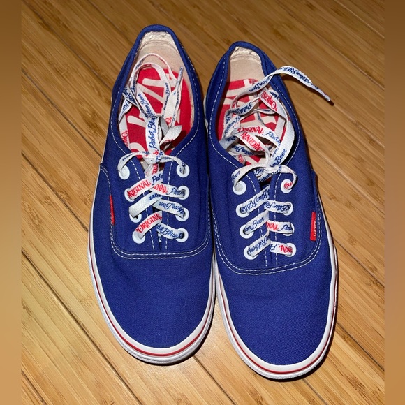 Vans | Shoes | Pabst Blue Ribbon Limited Edition Vans | Poshmark